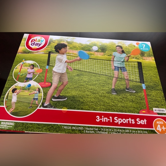 Toys | 3in1 Sports Set Red And Blue | Poshmark